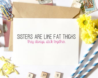 Unique best sister card related items | Etsy