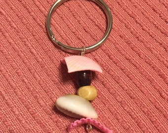 Sea shell keychain | Etsy