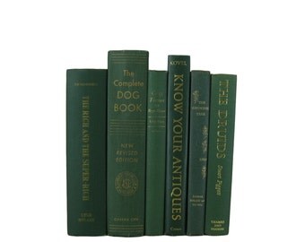 Vintage Books & Decorative Book Sets for Home by DecadesOfVintage