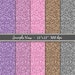 Glitter Digital Paper Light Rainbow Colors Sparkle