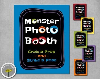 Monster photo booth | Etsy