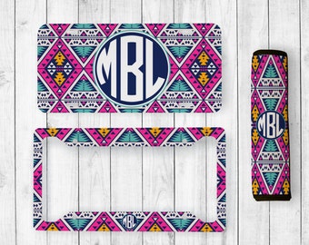 Aztec license plate | Etsy