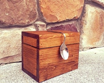 Recipe card box | Etsy