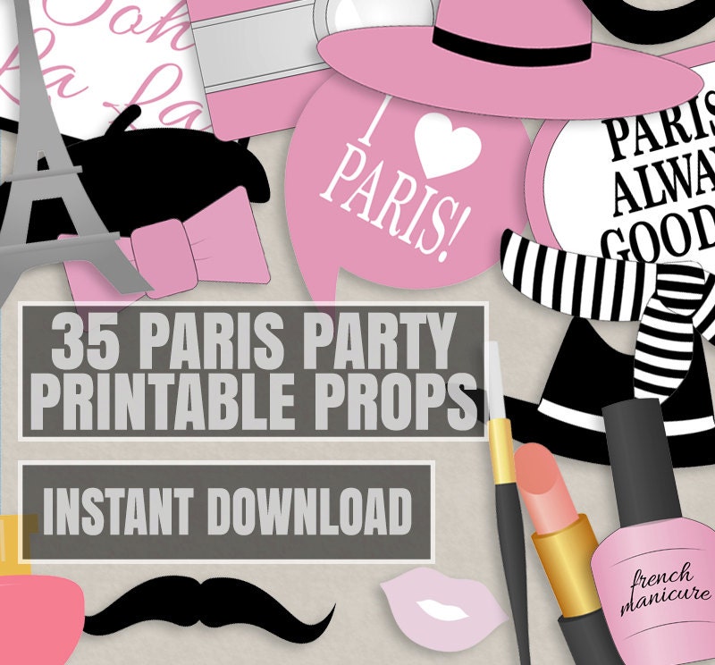 Paris Theme Props