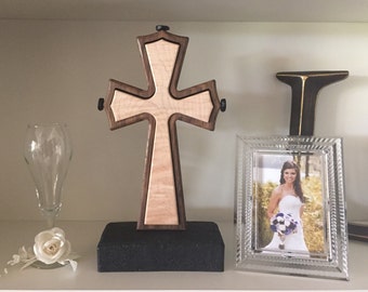 Unity Cross® Aged Black Umber with Hand Glazed Ivory by UnityCross
