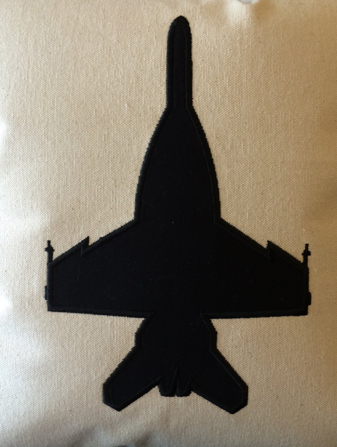 Handmade F-18 Super Hornet Silhouette 16x16 by ArgosyDesigns
