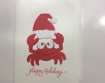 Santa crab | Etsy