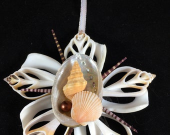 Unique Handcrafted shell art by Treasuresofmermaids on Etsy