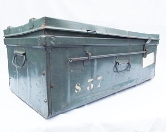 Military trunk | Etsy