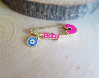 Baby shower brooch | Etsy