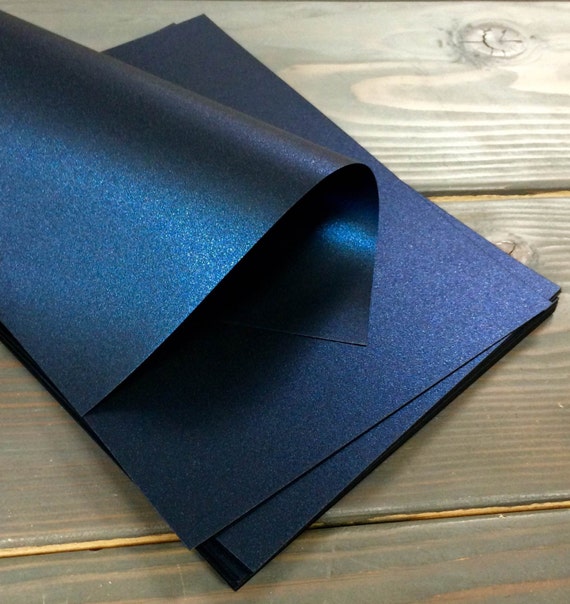 Dark Blue Metallic Card Stock 107 25 Sheets Choose Size Dark Blue Metallic Card Stock 107 25 Sheets Choose Size