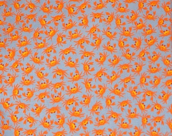 Crab fabric | Etsy