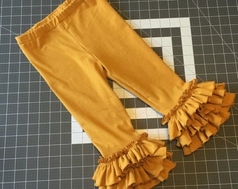 Girls ruffle pants | Etsy