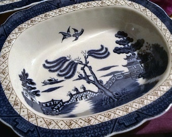 Willow pattern bowl | Etsy