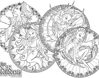 Four elements | Etsy