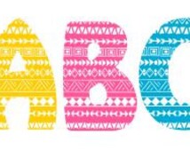 Unique aztec letters related items | Etsy