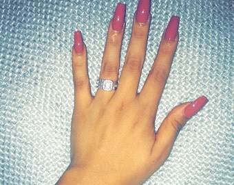 Ballerina nails | Etsy