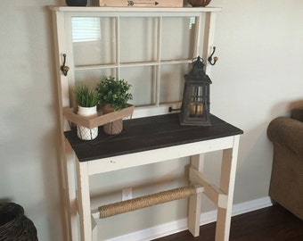 Items similar to Reclaimed window chalkboard shelf on Etsy