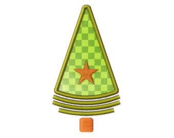 Pine tree applique | Etsy