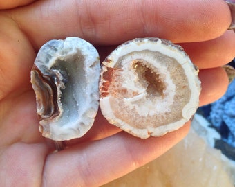 Split geode halves | Etsy