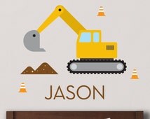 Unique excavator related items | Etsy