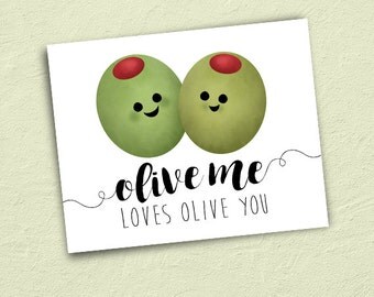 Funny olive pun | Etsy