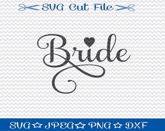 Bride svg | Etsy