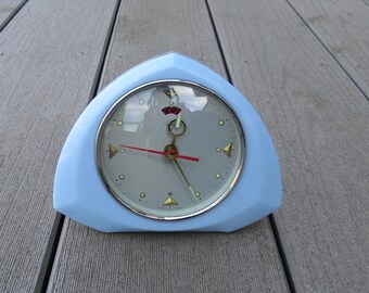 Wehrle Commodore Tide Desk Alarm Clock Collectable Vintage