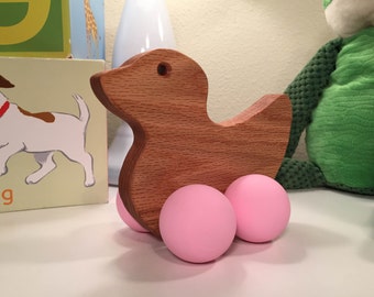 Unique wooden duck toy related items | Etsy