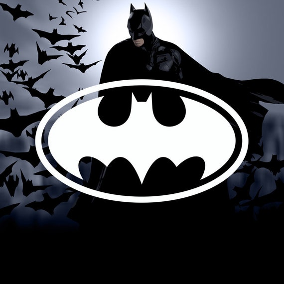 Batman Logo Cutting Files in Svg Eps Dxf and Studio for