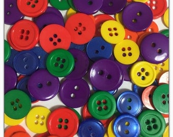 Plastic buttons | Etsy