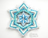 Items similar to Woven mandala "Snowflake" on Etsy