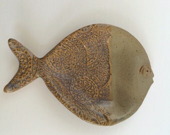 Pottery fish | Etsy