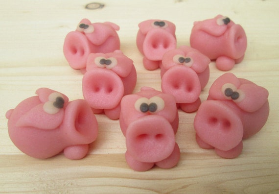 Marzipan Pigs Good Luck -Marzipan Glückschwein