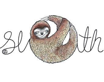 Illustrated letters | Etsy