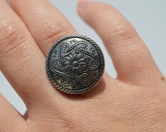 Mandala button | Etsy