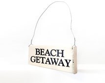 Unique getaway sign related items | Etsy