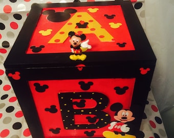 Mickey mouse blocks | Etsy