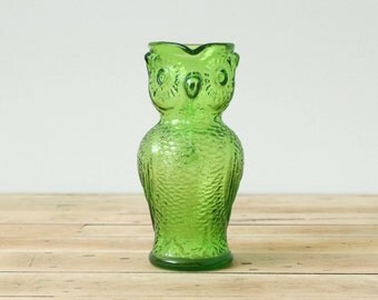 Owl pitcher | Etsy