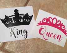 Unique king queen princess related items | Etsy
