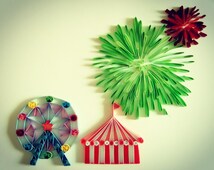 Unique luna park related items | Etsy