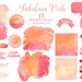 Pink Watercolor Splash Clipart Watercolour Texture Background