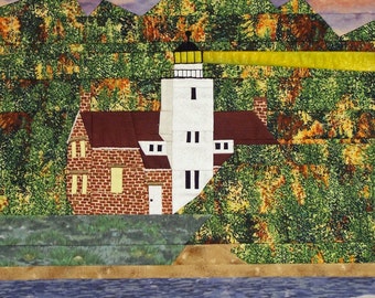 Items similar to Lighthouse Quilt Block Pattern on Etsy