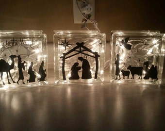 Custom glass blocks | Etsy