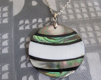 Items similar to Bullet Necklace Pendant - Shell Casing and Jasper Bead ...