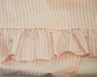 Pink ruffle curtain | Etsy