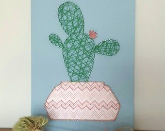 Cactus string art | Etsy