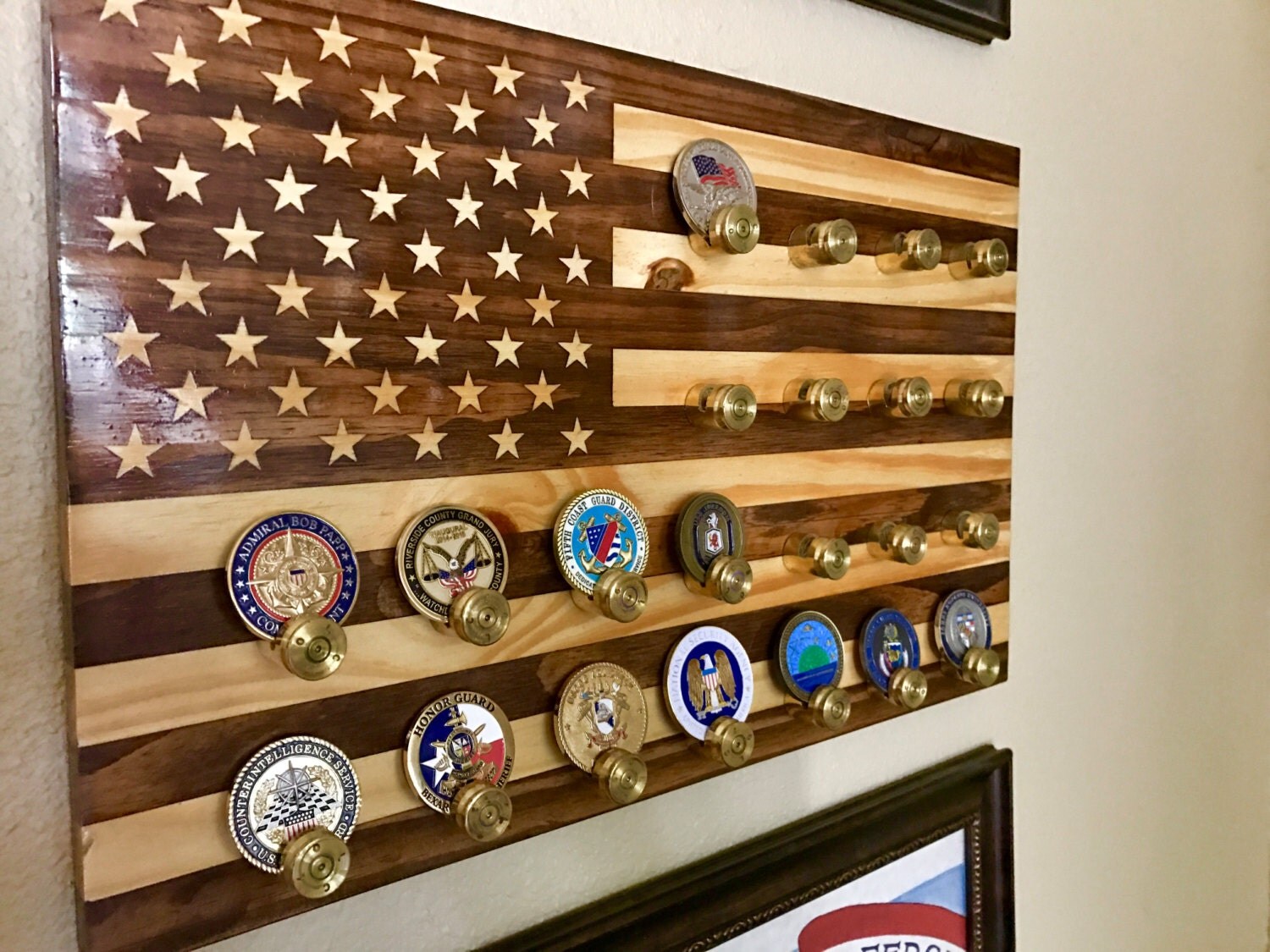 Custom Challenge Coin Display 