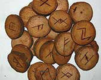 Wooden runes | Etsy