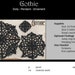 PDF Tatting Pattern Gothic Doily Pendant Ornament